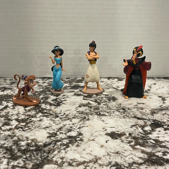 Disney | Toys | Disney Aladdin Figurines Set 4 Piece Collection | Poshmark